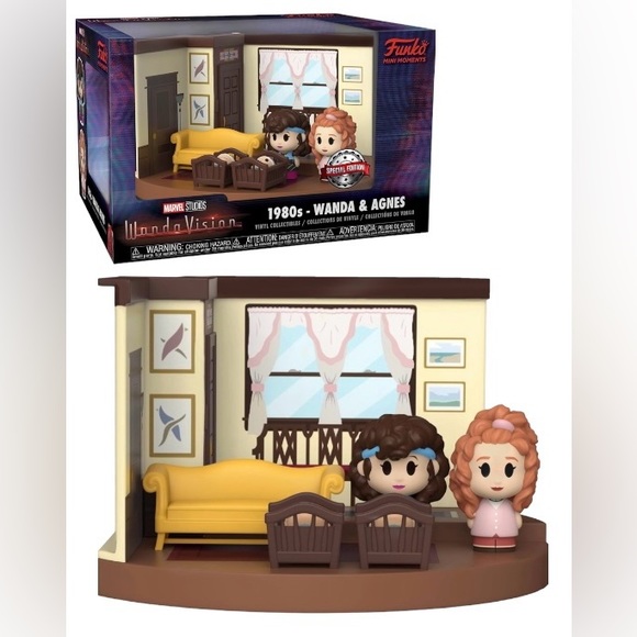 Funko | Toys | Funko Mini Moments 98s Wanda Agnes Marvel Wandavision ...